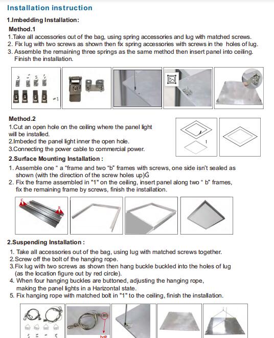 AGT Driver 40W 120lm/W LED Panel Lights 600*600mm For Office